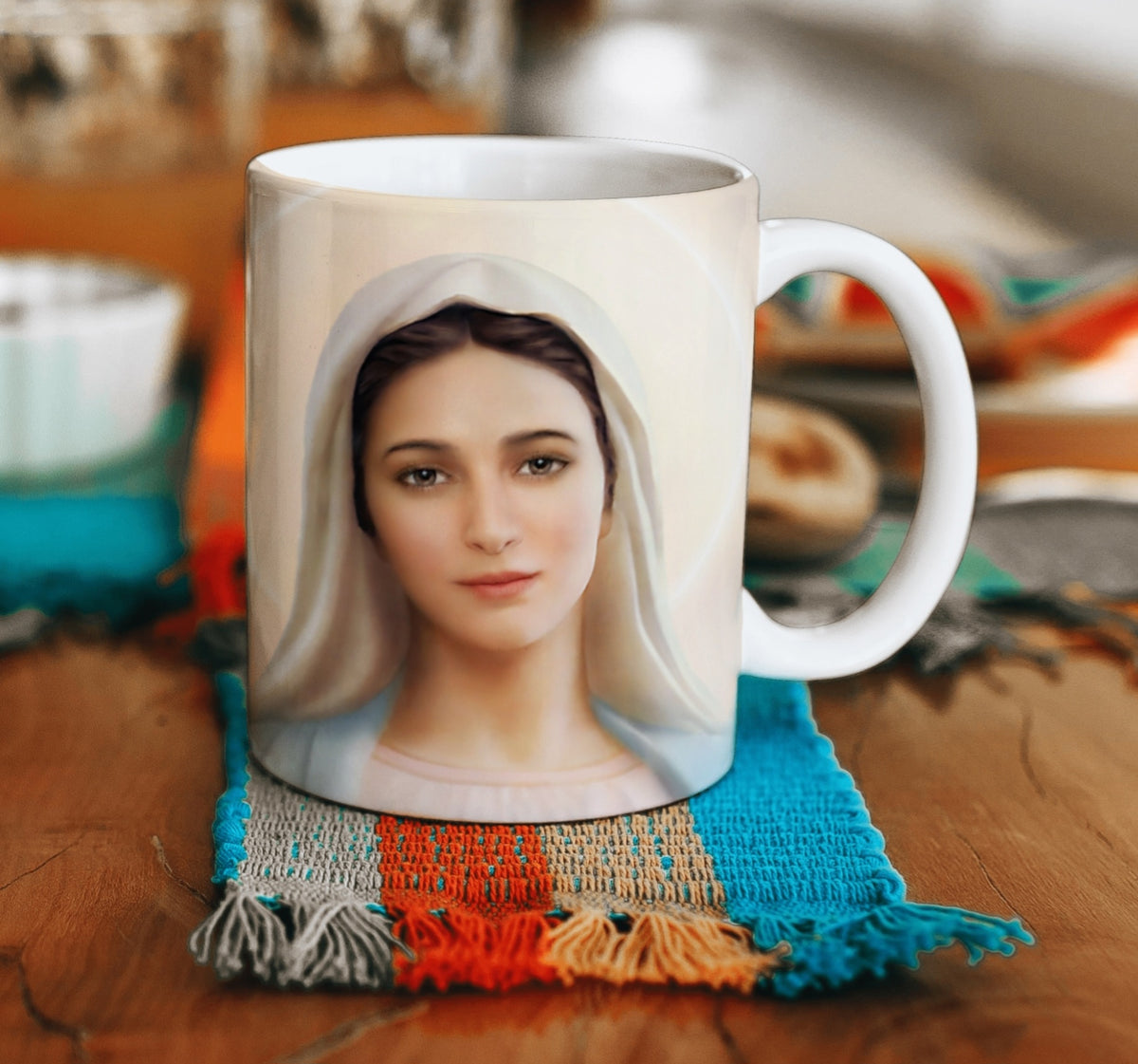 Our Lady of Medjugorje Catholic Mug (med02) – VILLAGE ARTIST